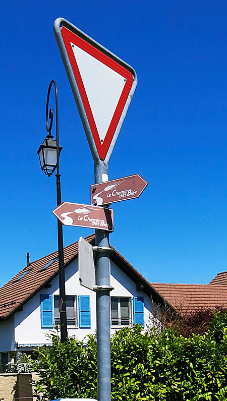 Chemin de Blés | Balisage tout le long du parcours